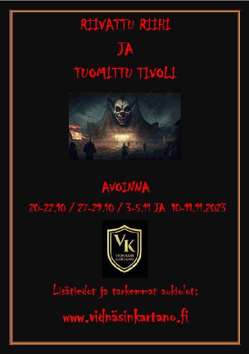 Riivattu riihi 2023 :: www.vidnasinkartano.fi